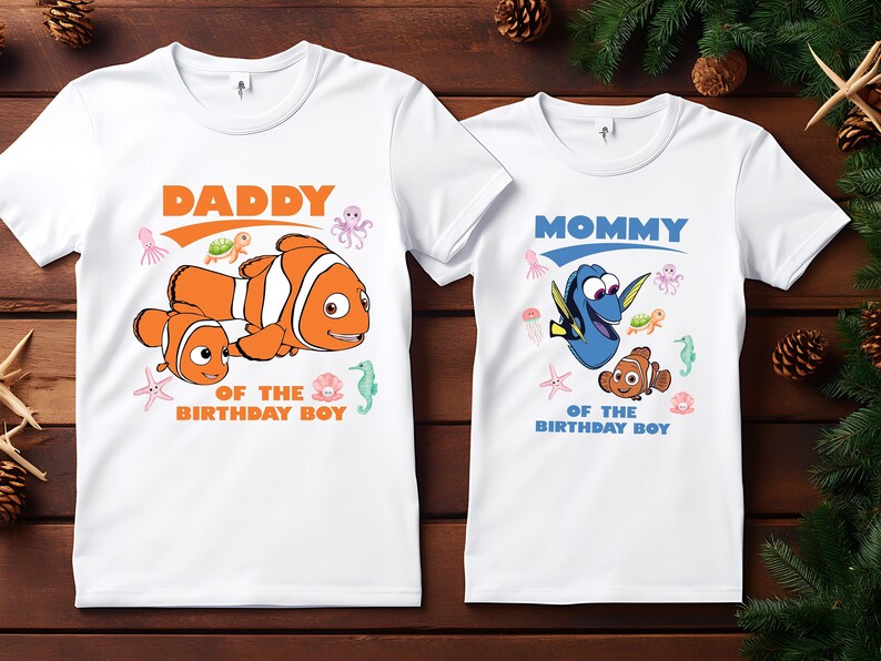 Personalized Disney Family Finding Nemo Birthday Shirt, Disney Pixar ...