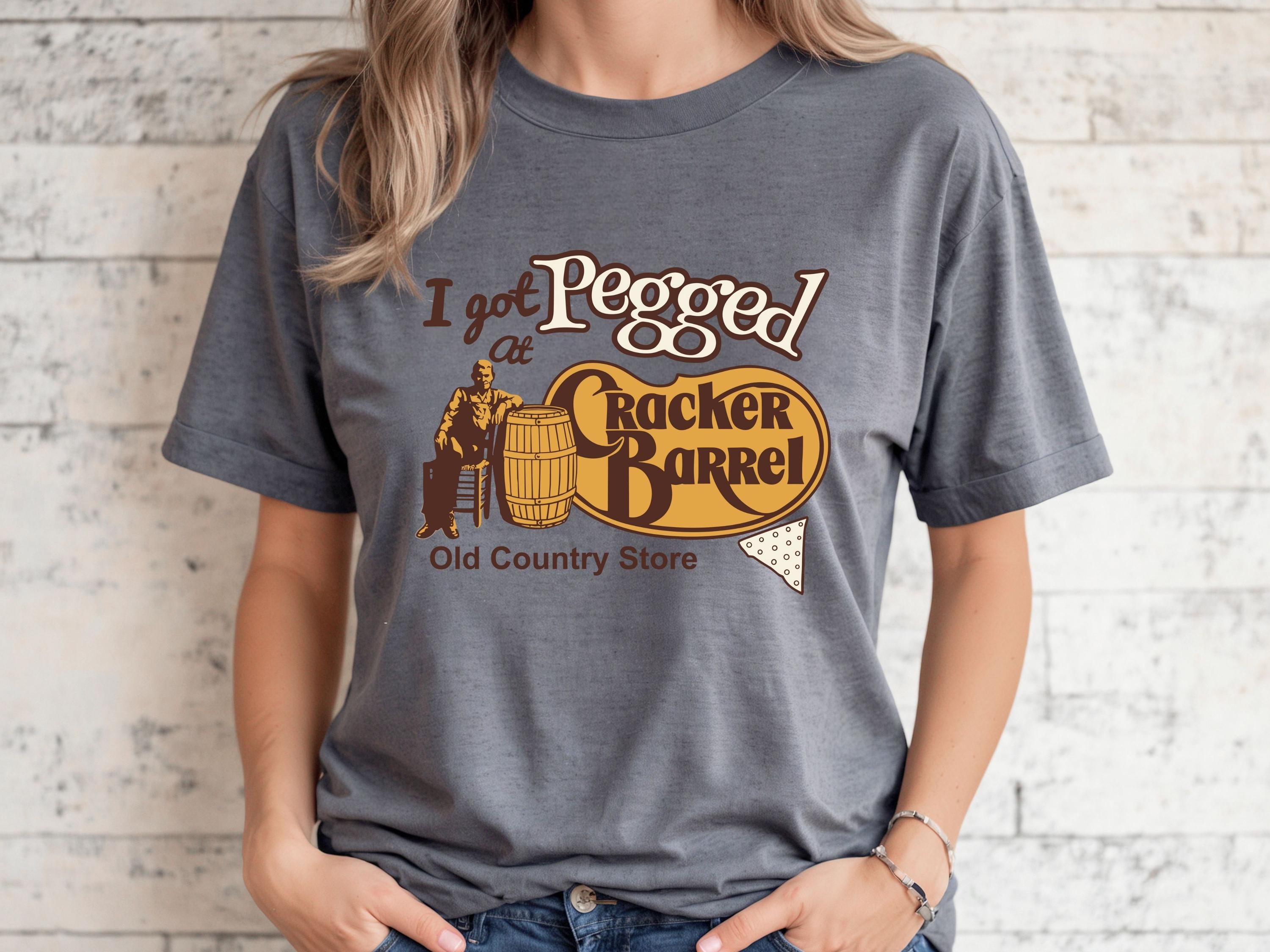 I Got Pegged at Cracker Barrel Old Country Store T-shirt, Vintage ...