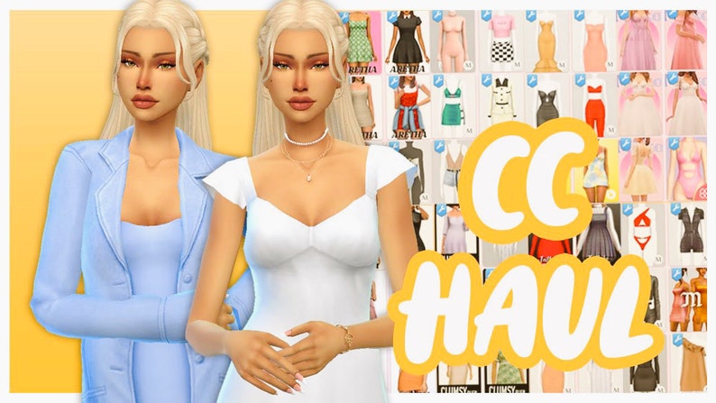 Sims 4 Female Clothes CC Folder Sims Outfit Custom Content - Etsy