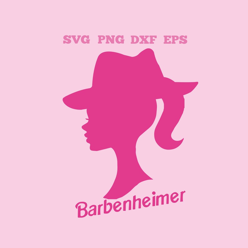 Barbenheimer SVG,PNG,EPS, Barbi Movie Prints, Oppenheimer Print Art ...