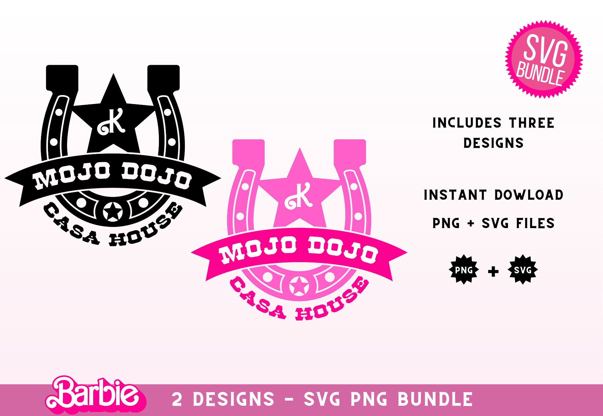 Mojo Dojo Casa House SVG PNG Clipart Barbi Kenn Digital - Etsy