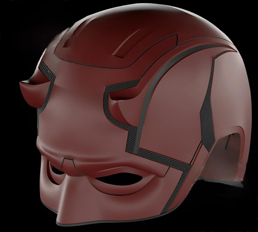 Daredevil Mask Helmet STL - Etsy