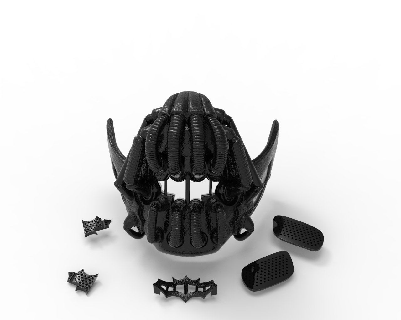 Bane Mask 3D Model for Cosplay STL - Etsy
