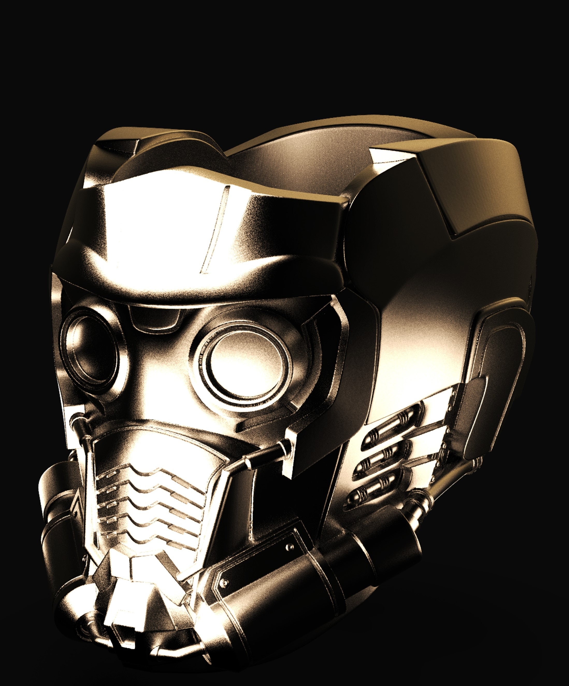 Starlord Mask STL - Etsy