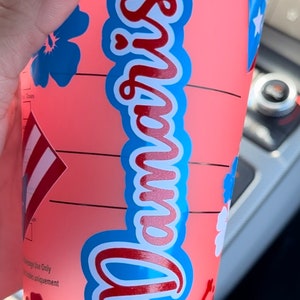 Puerto Rico Starbucks Cold Cup 24 Oz Cute Tumbler - Etsy