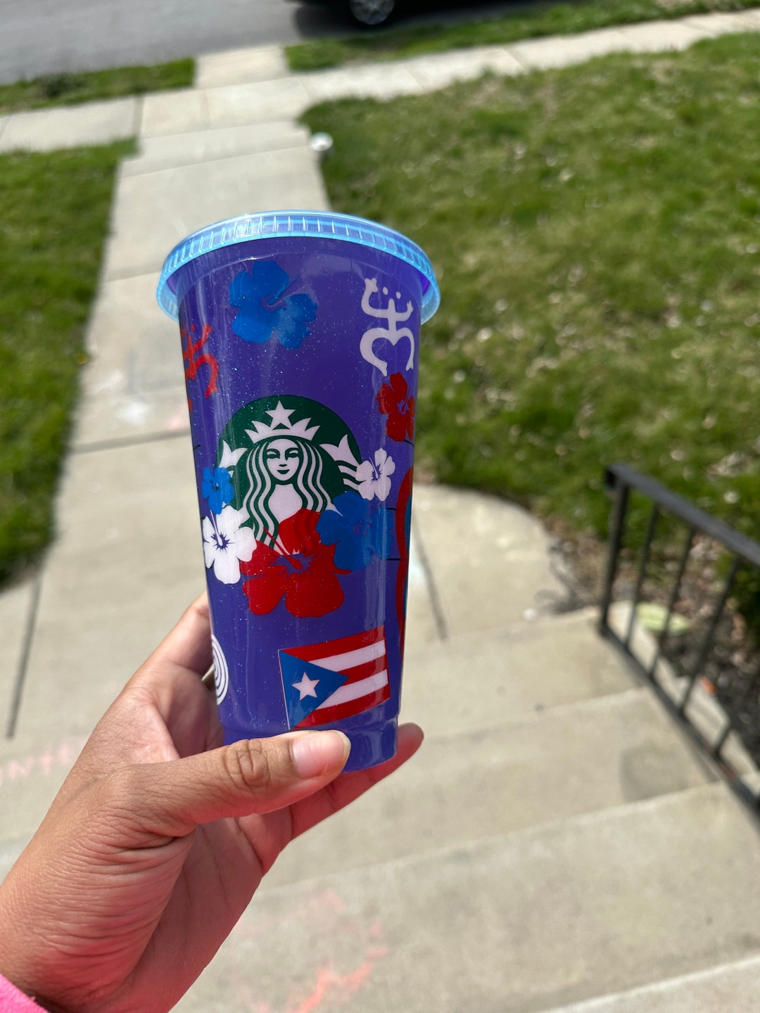 Puerto Rico Starbucks Cold Cup, 24 Oz, Cute Tumbler - Etsy