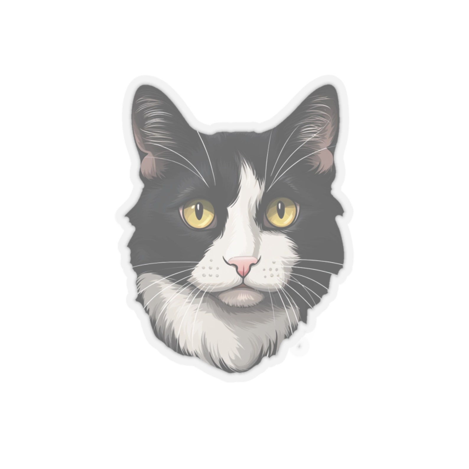 Cat Sticker Vinyl Laptop Sticker Decal - Etsy