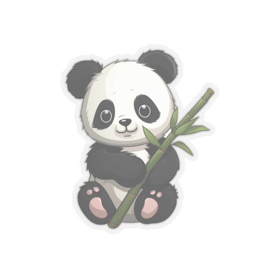 Panda Sticker Vinyl Laptop Sticker Decal - Etsy