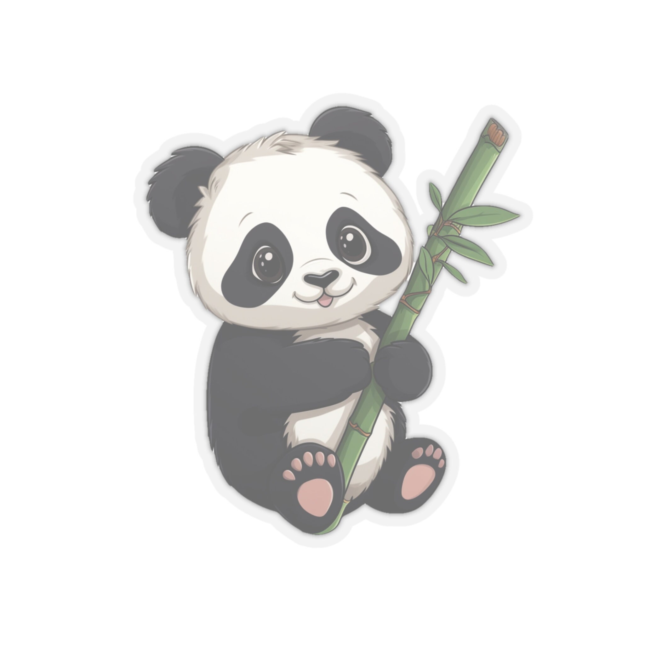 Panda Sticker Vinyl Laptop Sticker Decal - Etsy