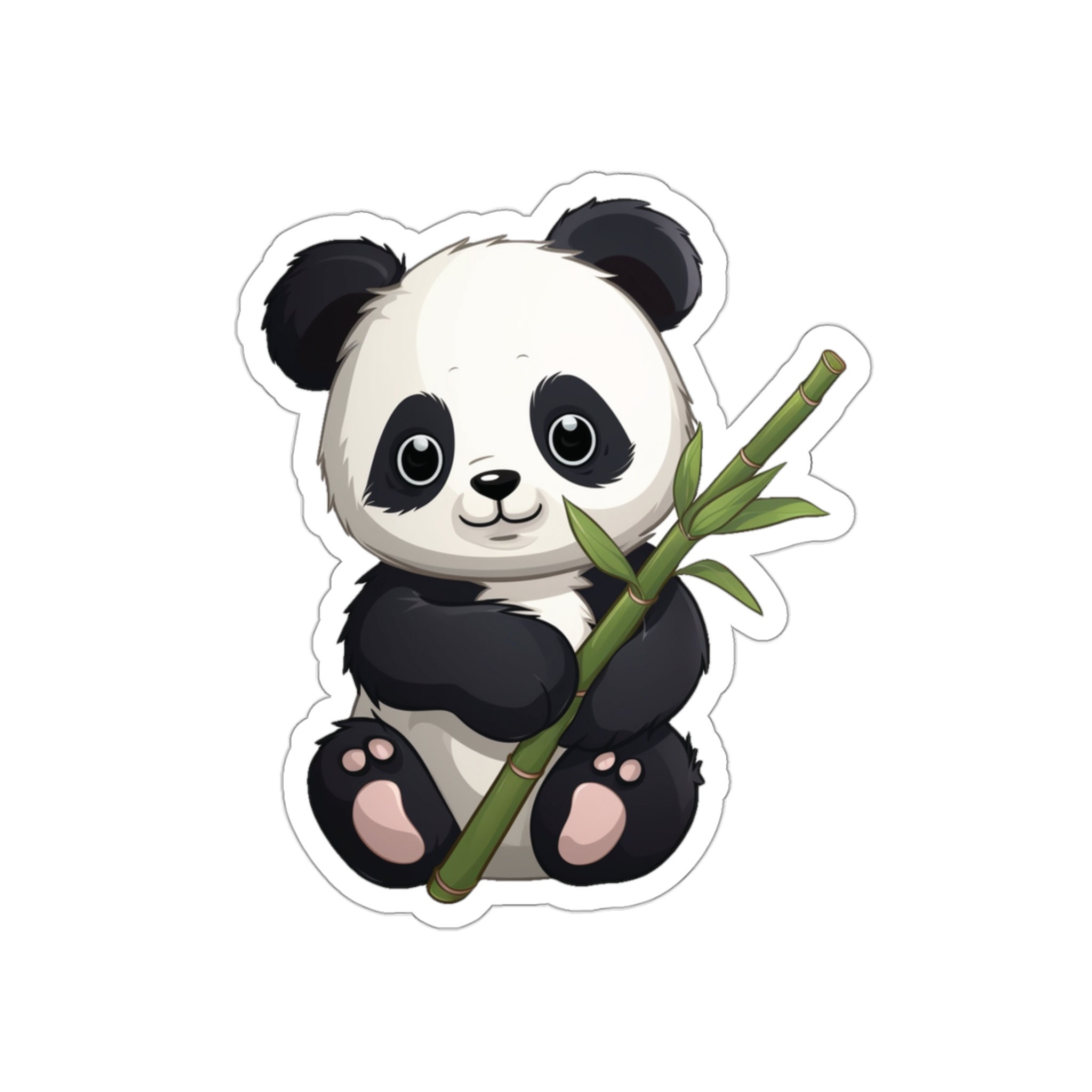 Panda Sticker Vinyl Laptop Sticker Decal - Etsy