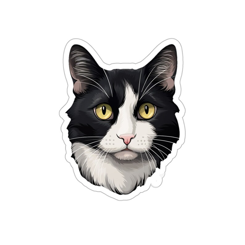 Cat Sticker Vinyl Laptop Sticker Decal - Etsy