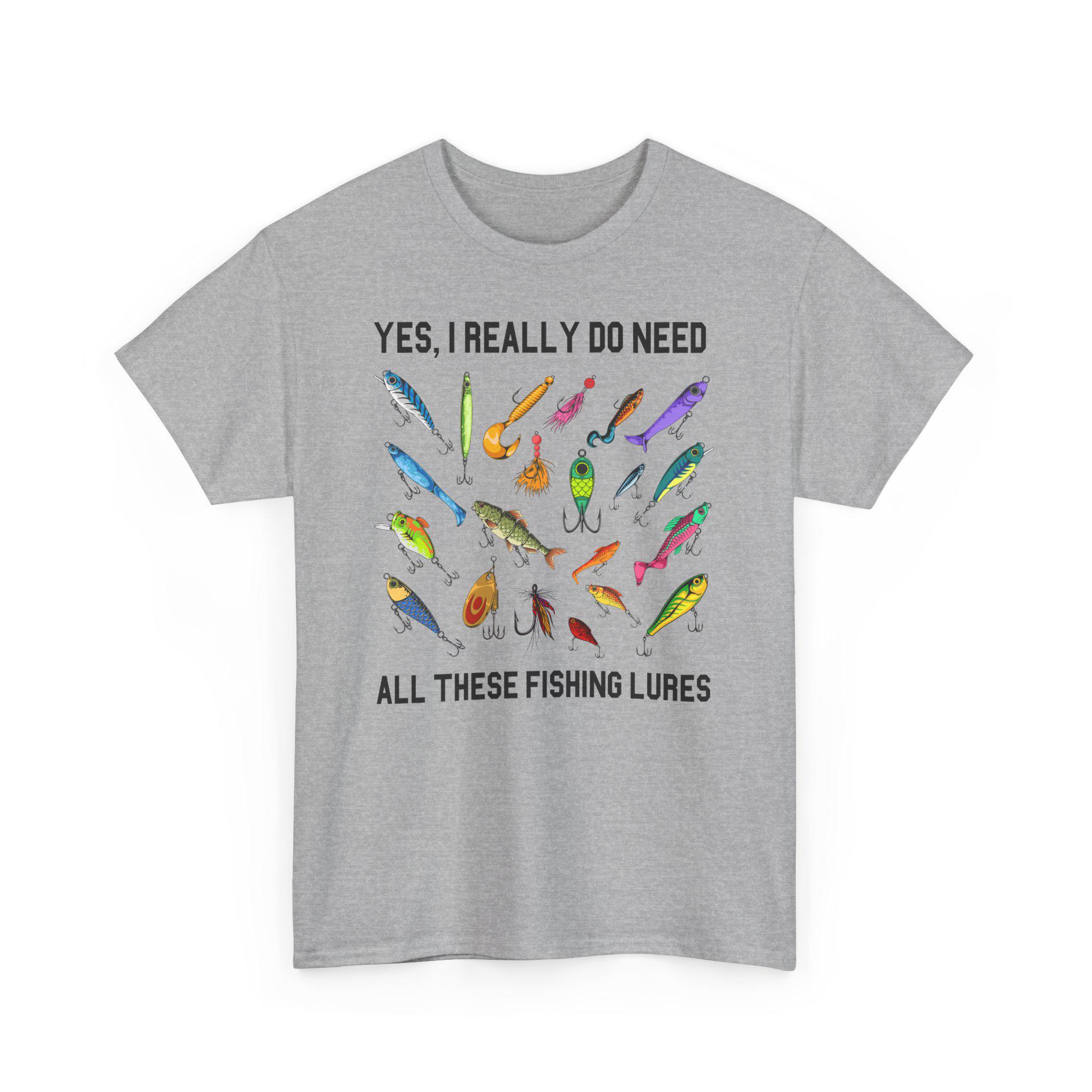Funny Fishing Lures Graphic T-shirt: Fisherman Gift - Etsy