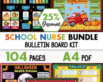 School Nurse Bulletin Board Kit - Etsy