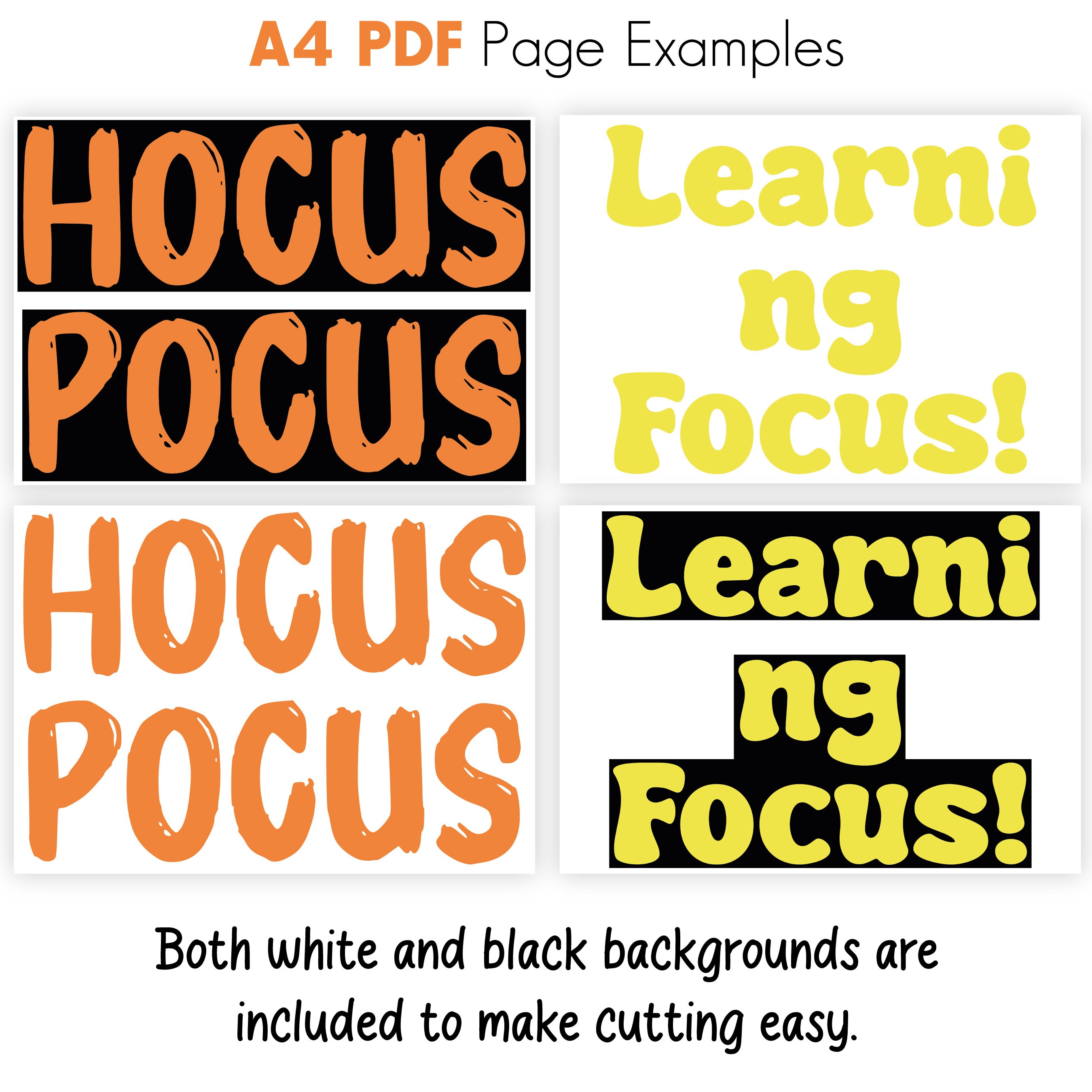 Hocus Pocus Halloween Bulletin Board Kit, Spooky Ghost Bulletin Board ...