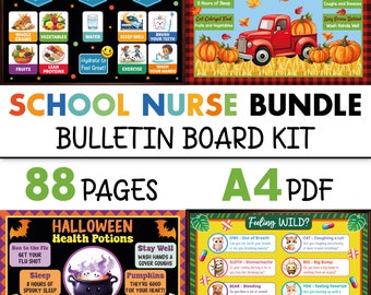 School Nurse Bulletin Board Kit - Etsy