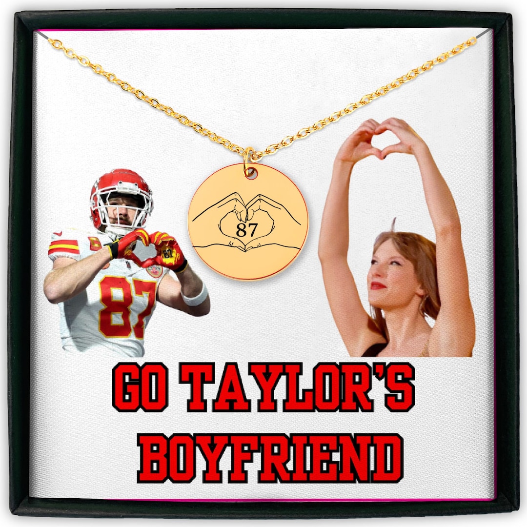 87 Heart Hands Necklace: Swiftie Chiefs Fan Gift - Etsy