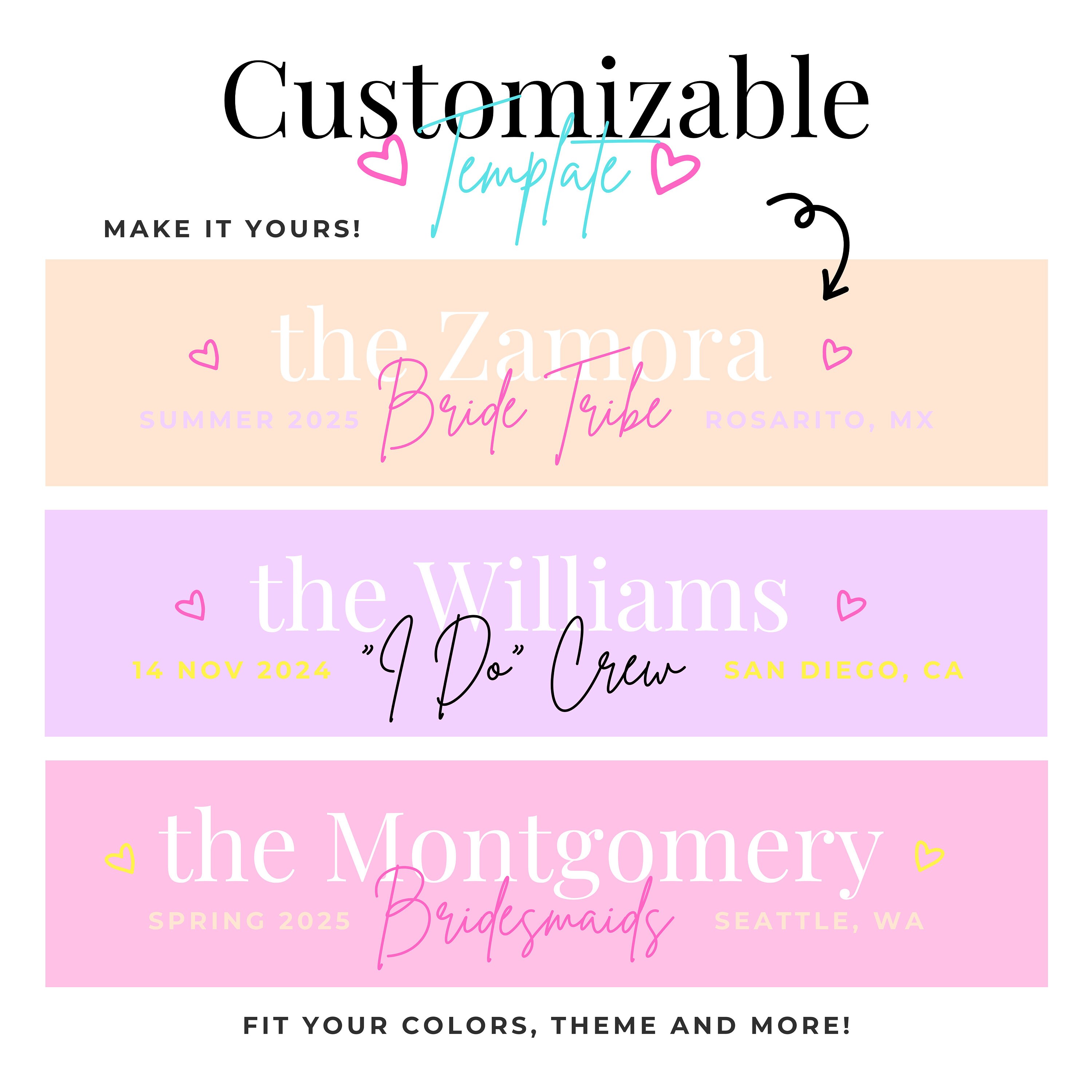 Bridesmaid Google Form Bachelorette Google Form Editable Google Form ...