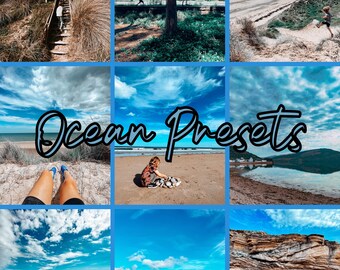 8 Lightroom Presets for Mobile & Desktop, Bahamas Presets, Ocean ...