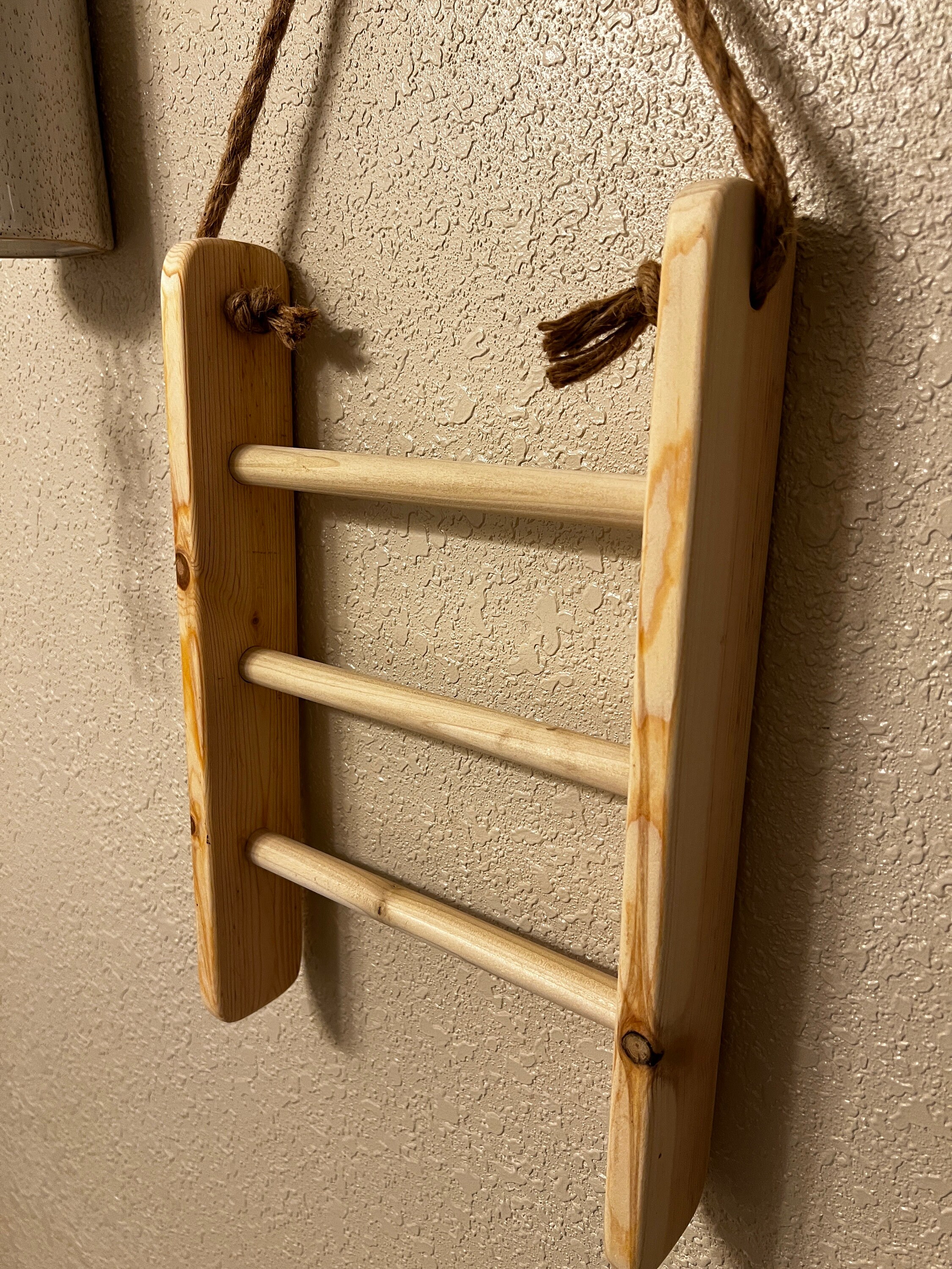 Kitchen Towel Ladder Display-bathroom Hand Towel Ladder-mini Woodwn ...