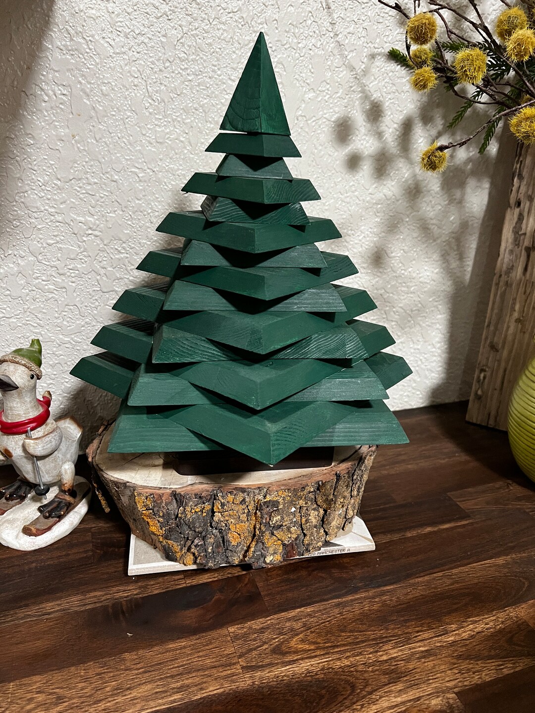 Jenga Wooden Christmas Tree, Handmade and Crafted. - Etsy