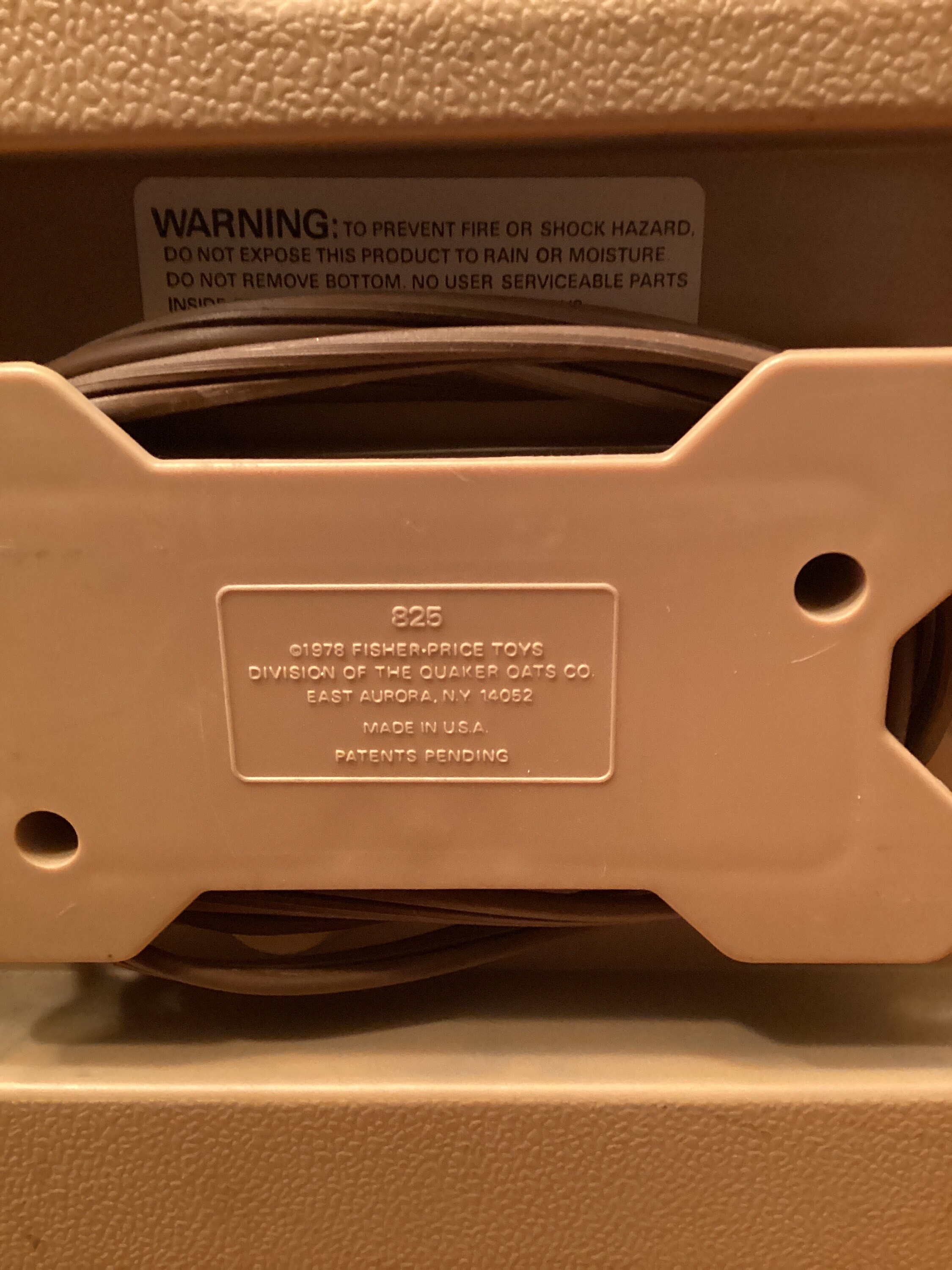 Fisher Price Vintage Brown Record Player Model 825. Excellent Condition ...