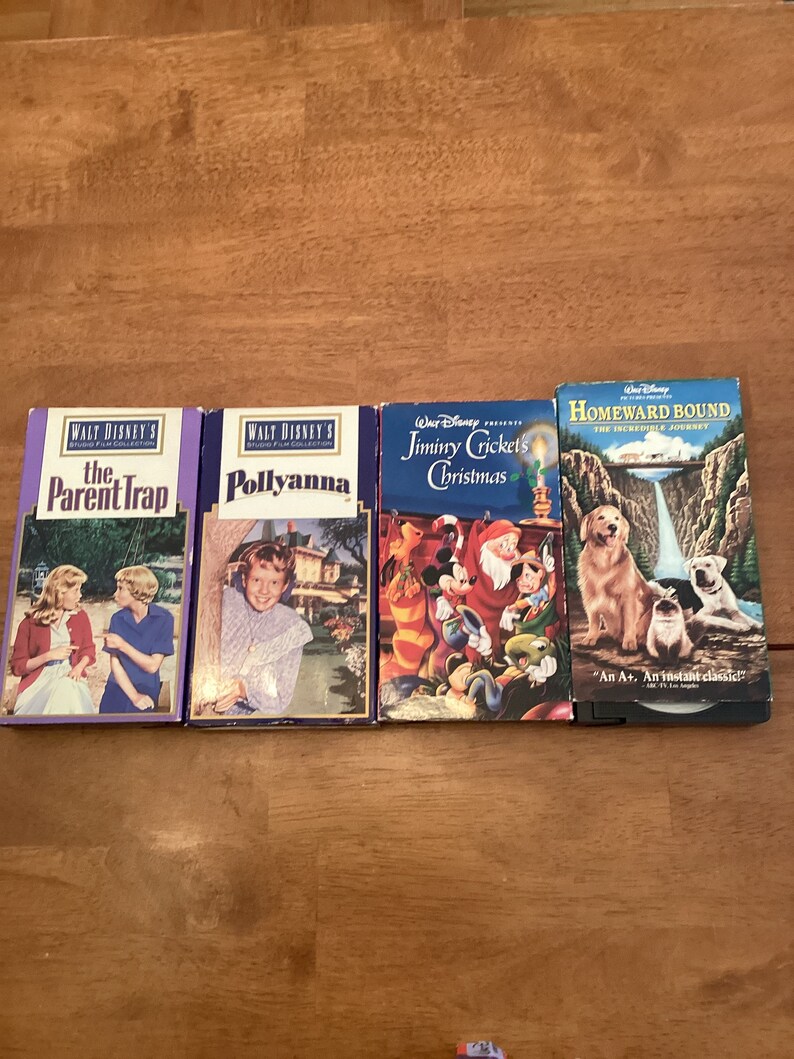 Walt Disney VHS Videotape Collection of 5 From the studio Film ...