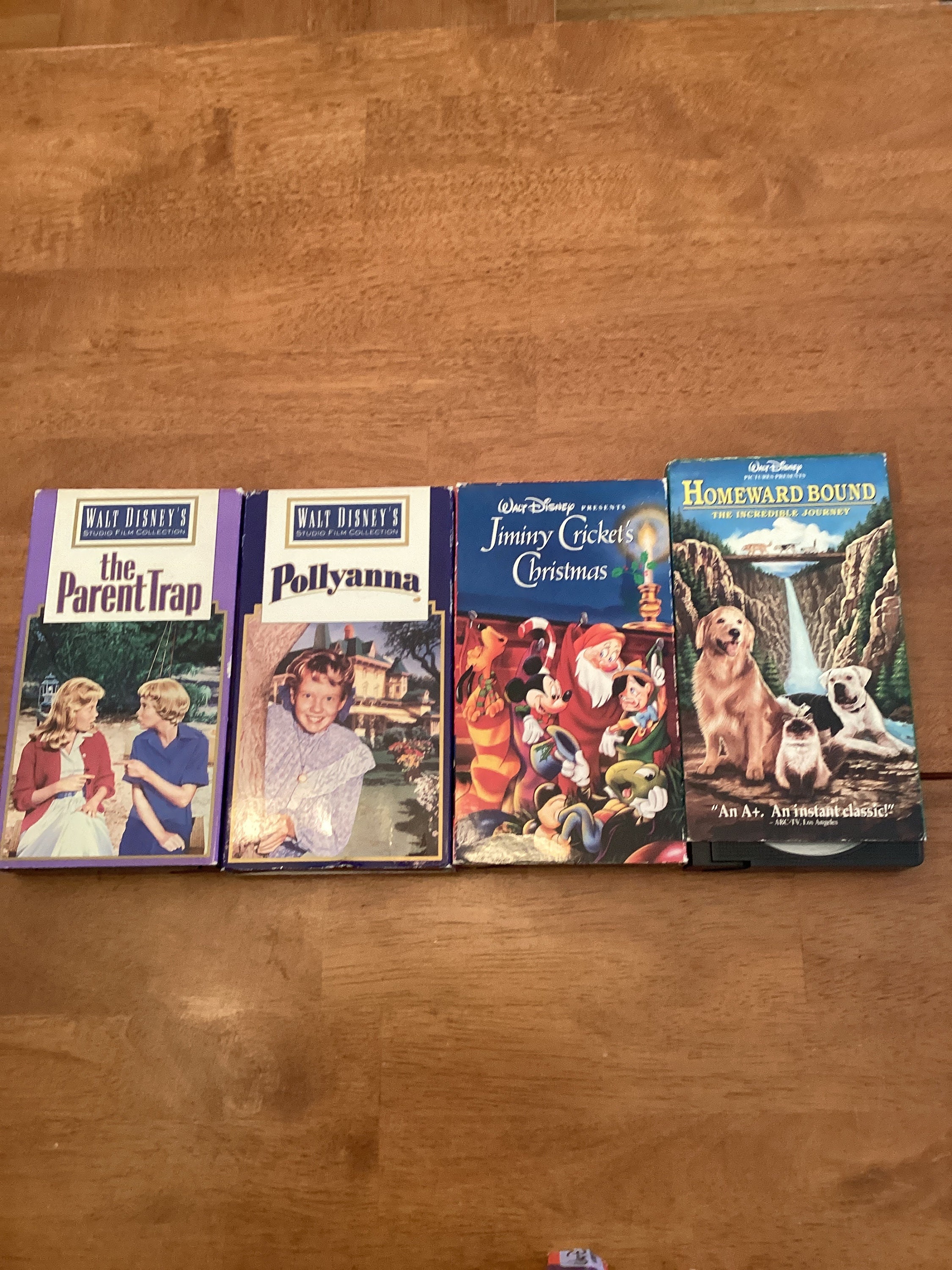 Walt Disney VHS Videotape Collection of 5 From the studio Film ...