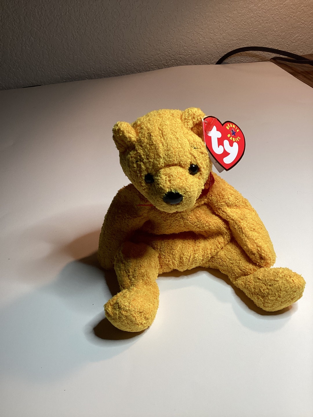 Ty Beanie Babies Collection Bear Named poopsie. Born March 31, 2001 ...