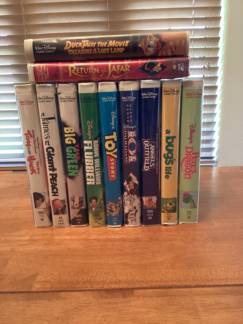 Walt Disney VHS Home Video Collection 11 of Disneys Video Presentations ...