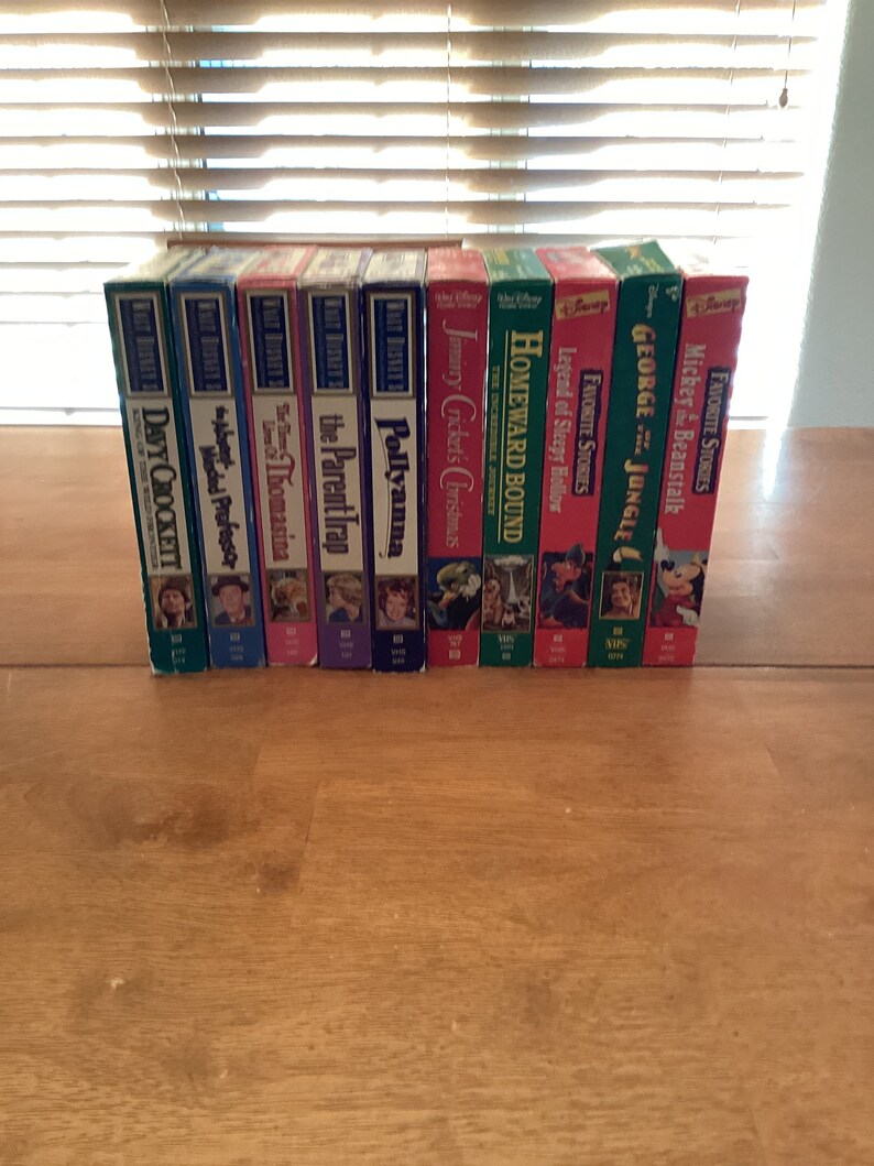 Walt Disney VHS Videotape Collection of 5 From the studio Film ...