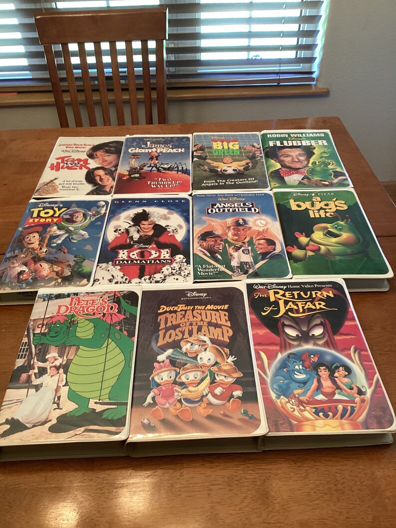 Walt Disney VHS Home Video Collection 11 of Disneys Video Presentations ...