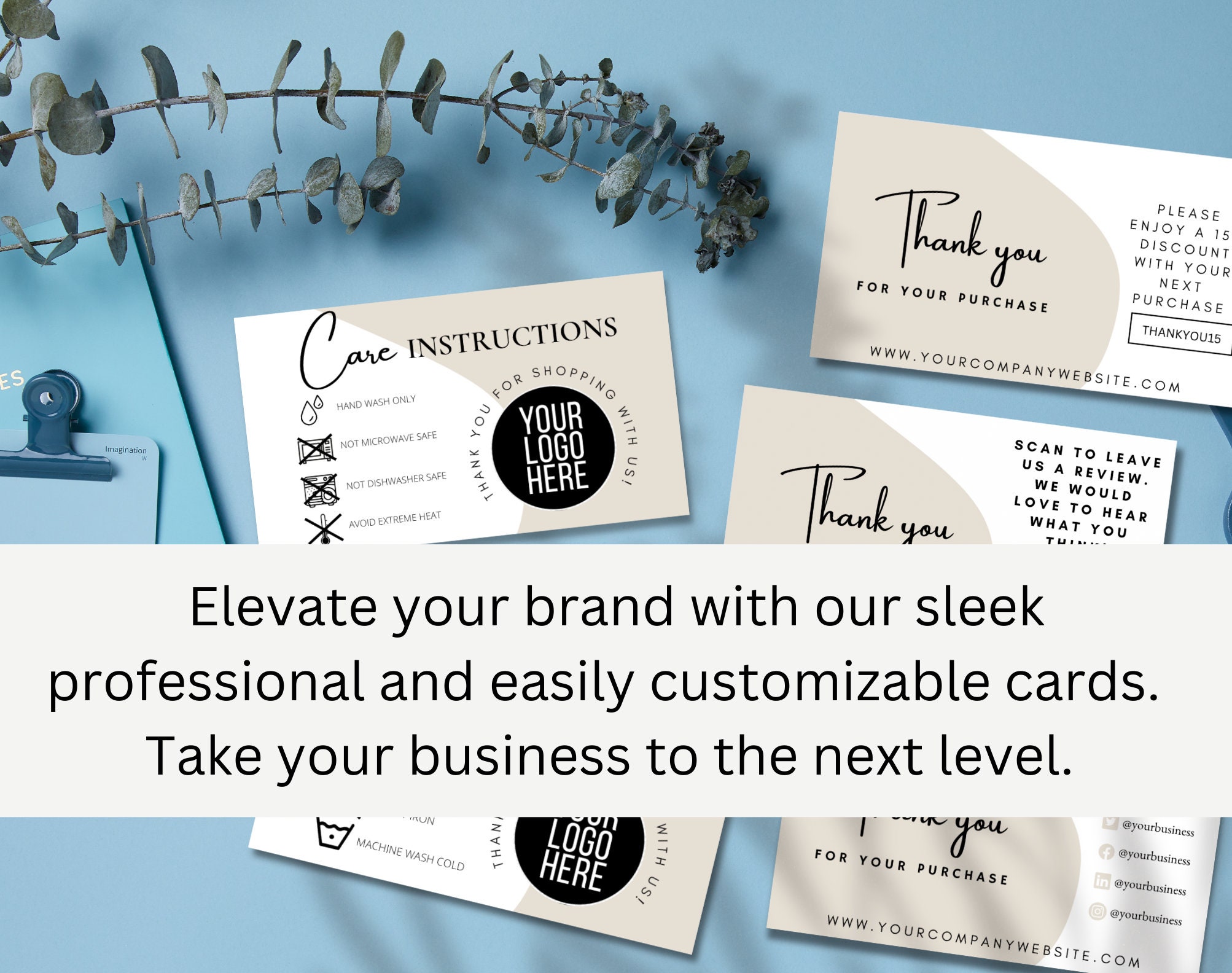 Care Instructions Template Care Card Template Washing Instructions ...