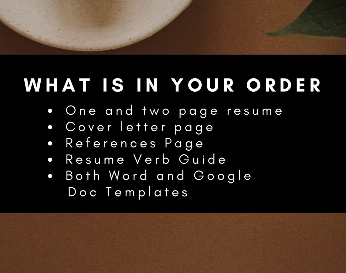 Google Docs Resume Template Word Resume Template Executive Resume ...