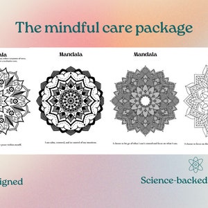 Mandala Coloring Pages Digital PDF for Anxiety Stress Relief With Bonus ...