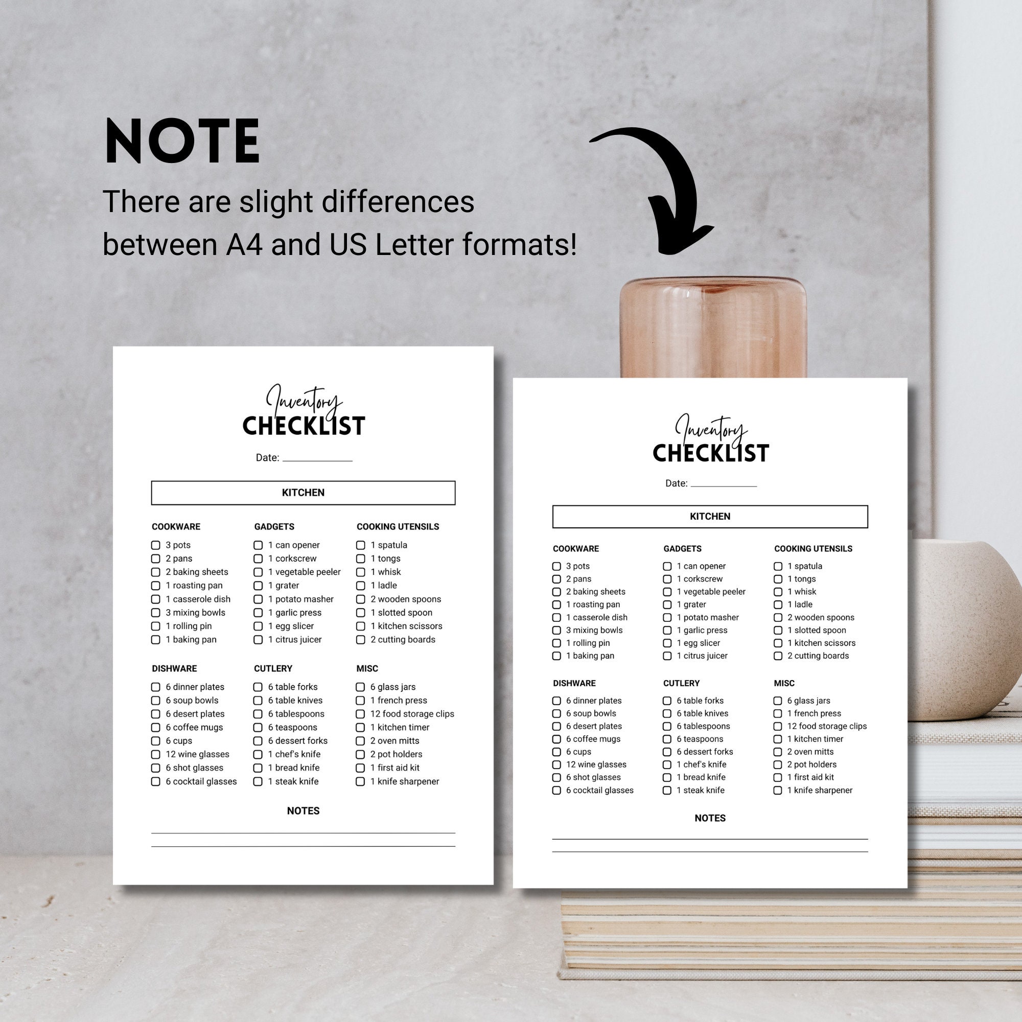 Airbnb Inventory Checklist Template | Editable Canva Vacation Rental ...