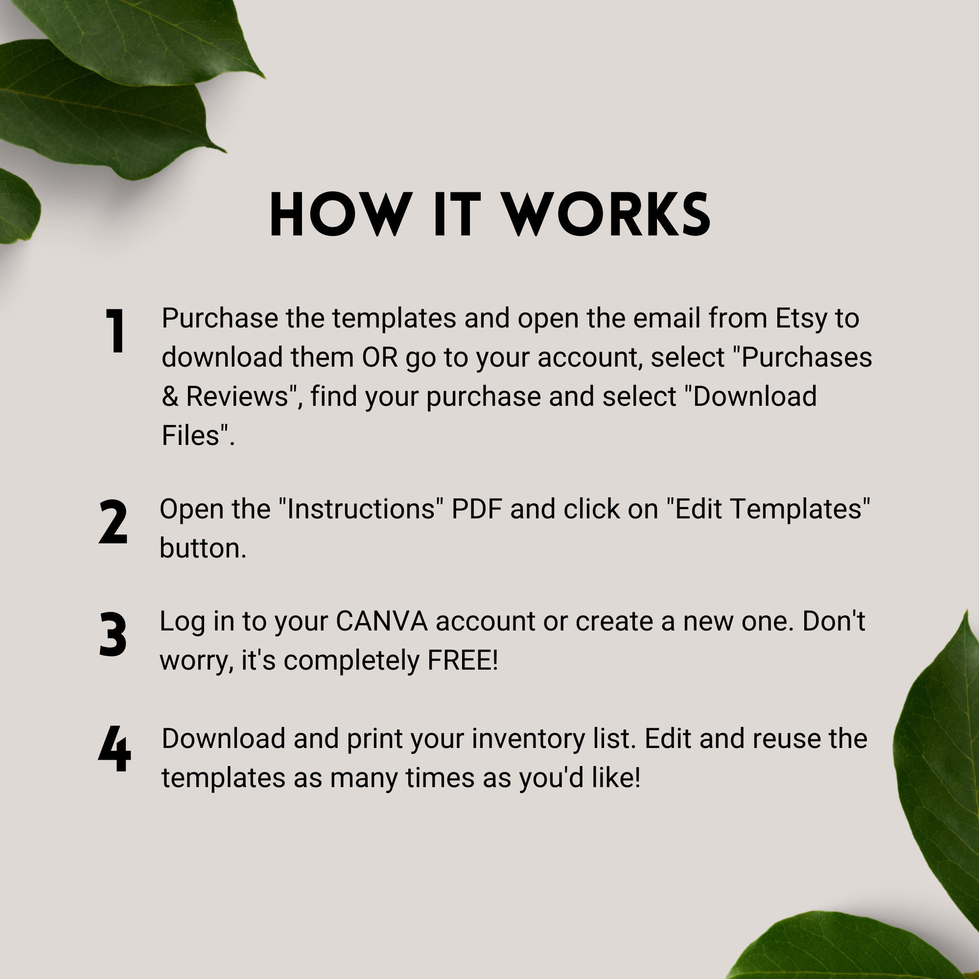 Airbnb Inventory Checklist Template Editable Canva Vacation Rental ...