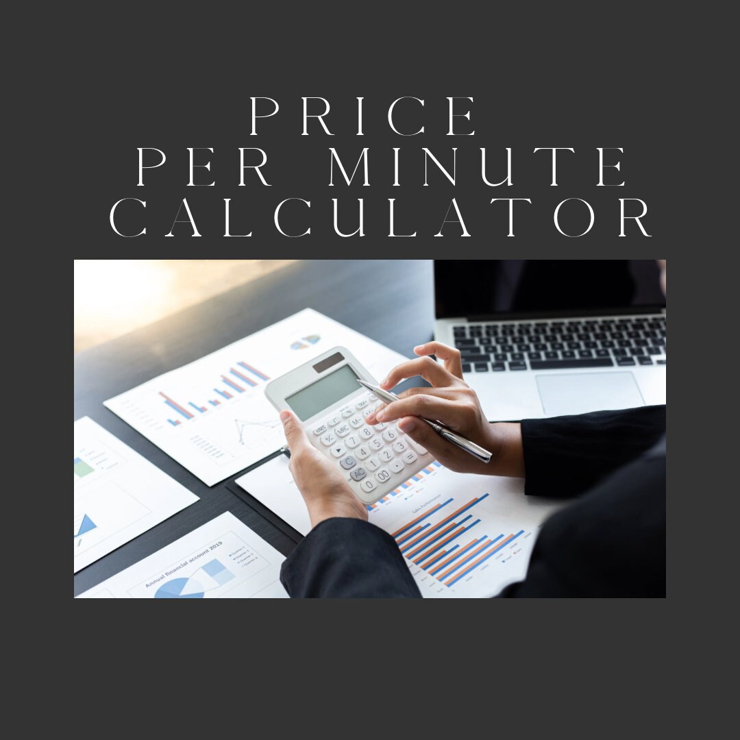 Salon Price per Minute Calculator - Etsy