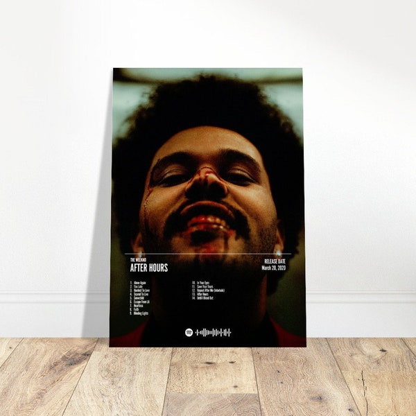 The Weeknd After Hours Print - Etsy