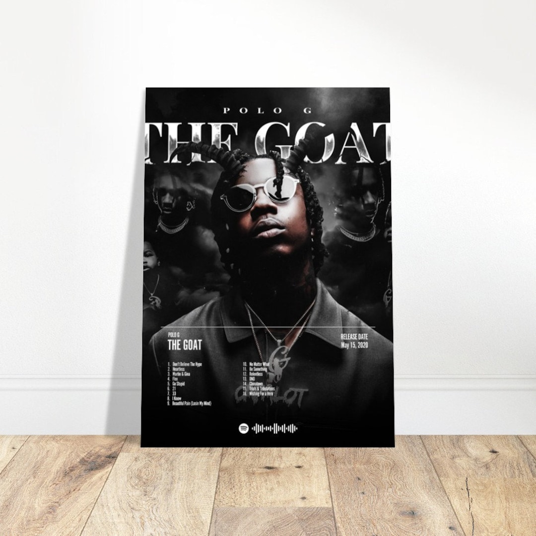 Polo G Poster the Goat Poster Tracklist Album Cover Poster - Etsy