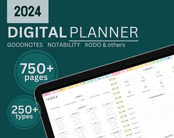 2023 & 2024 Digital Planner, Goodnotes Planner, Notability Planner ...