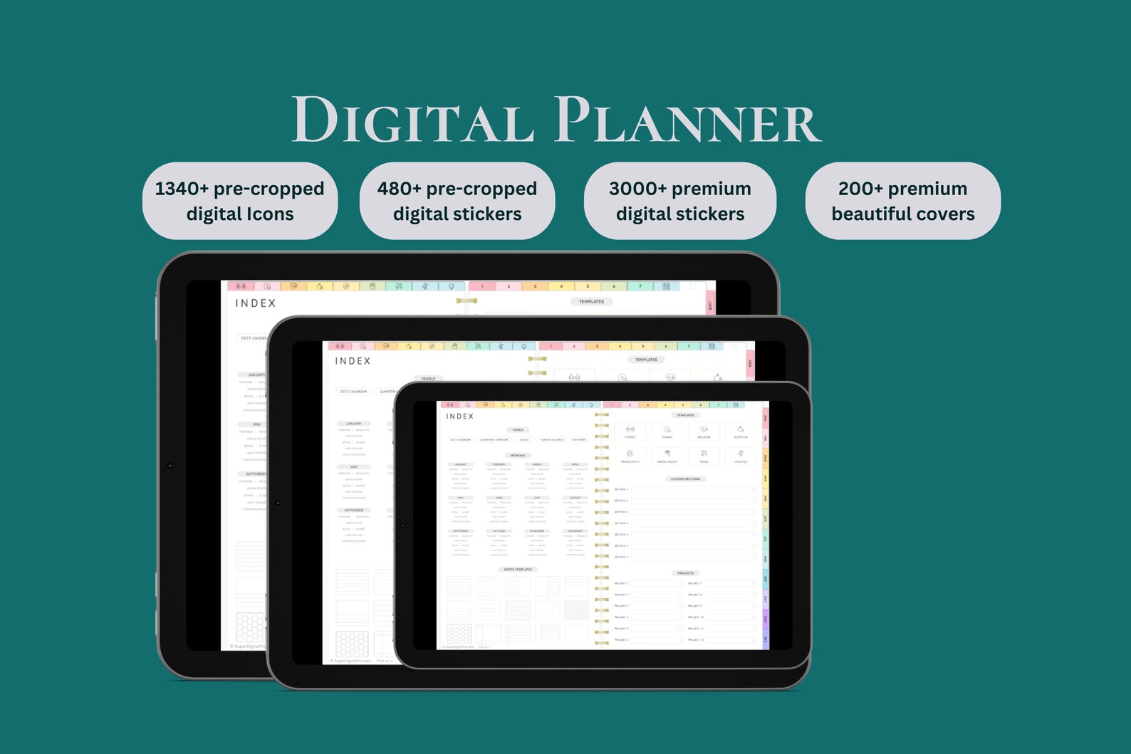 Digital Planner 2023, Goodnotes Planner, Digital Planner 2024, iPad ...