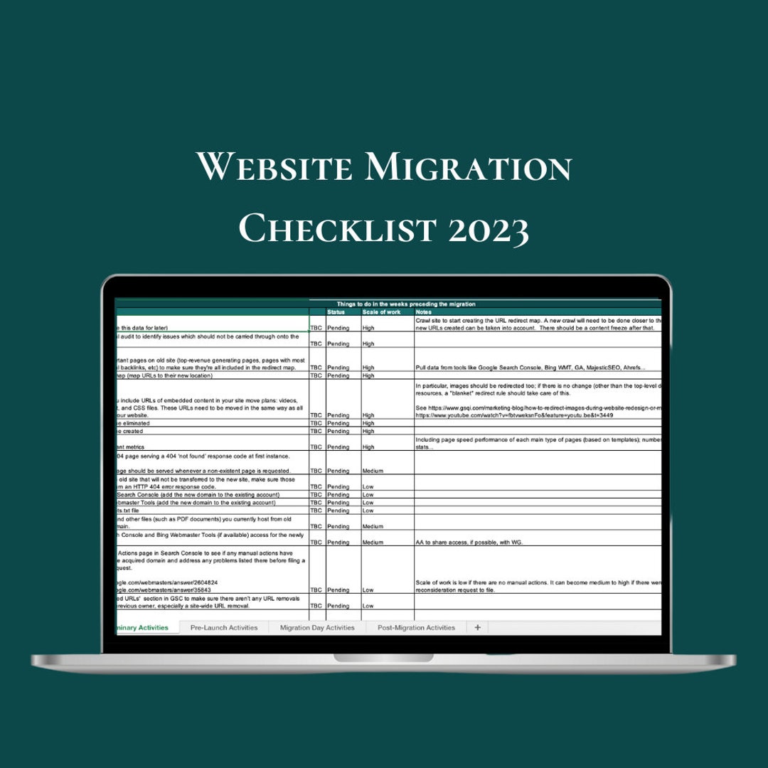 Ultimate Website Migration SEO Checklist 2023 SEO Website Migration ...