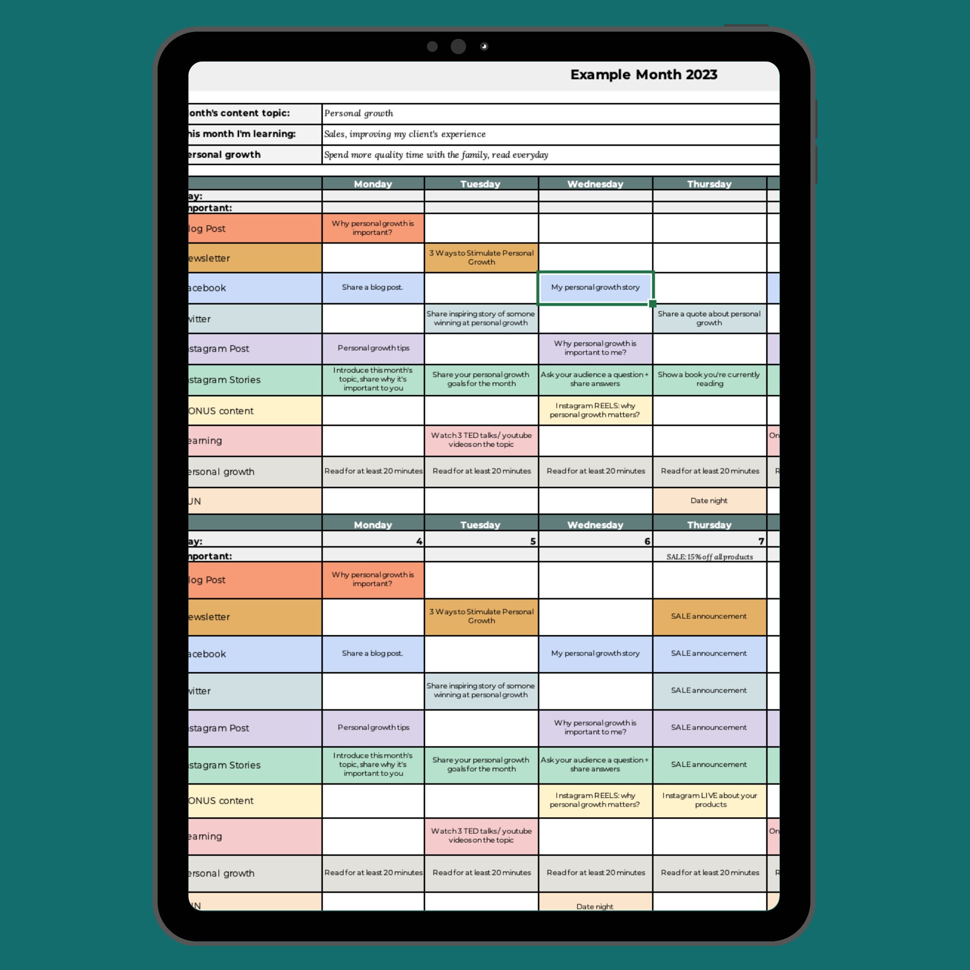 Digital Planner 2023 Digital Calendar 2023 Digital Business Planner ...