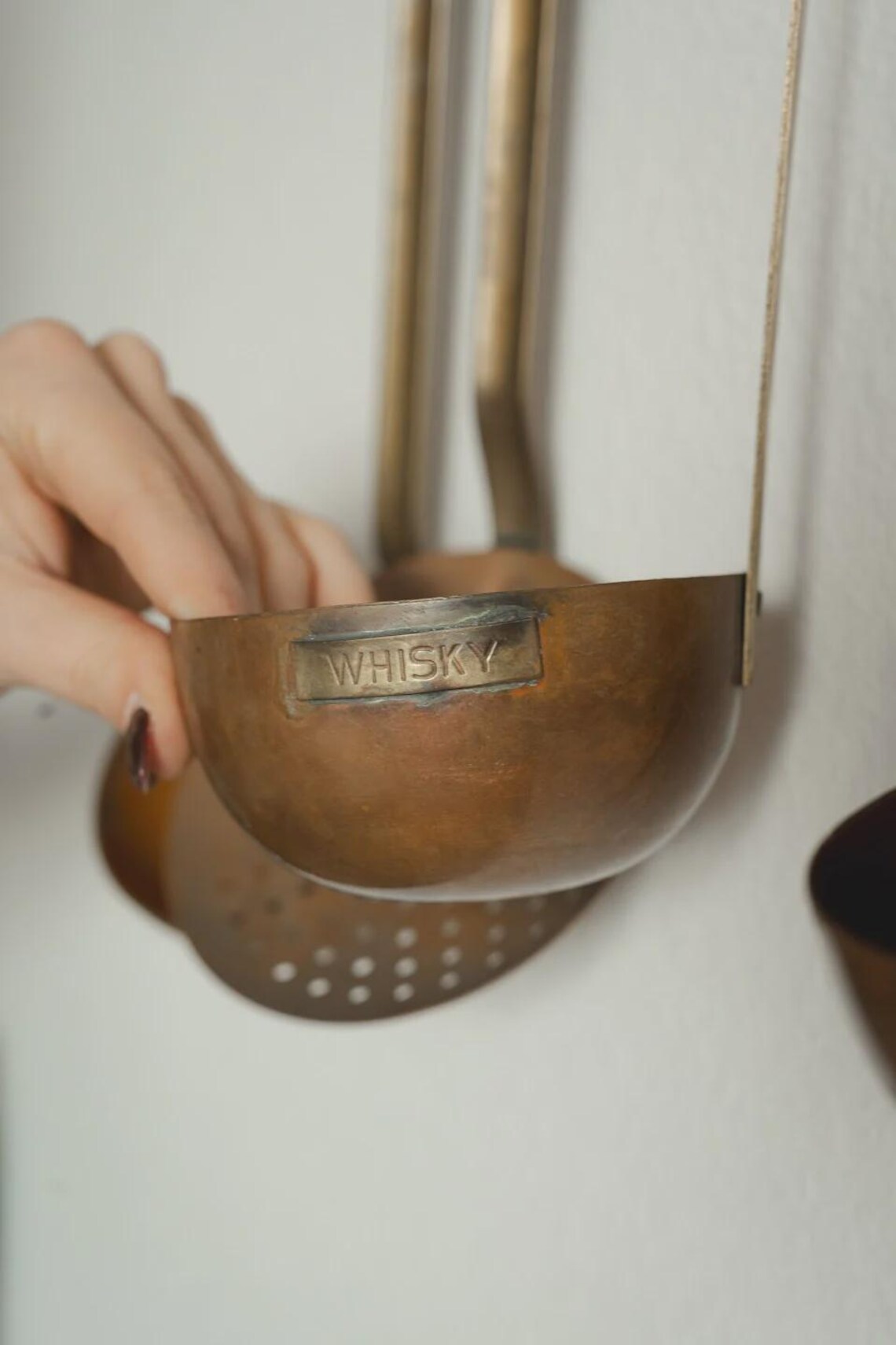 Vintage Copper & Brass Utensil Set - Etsy