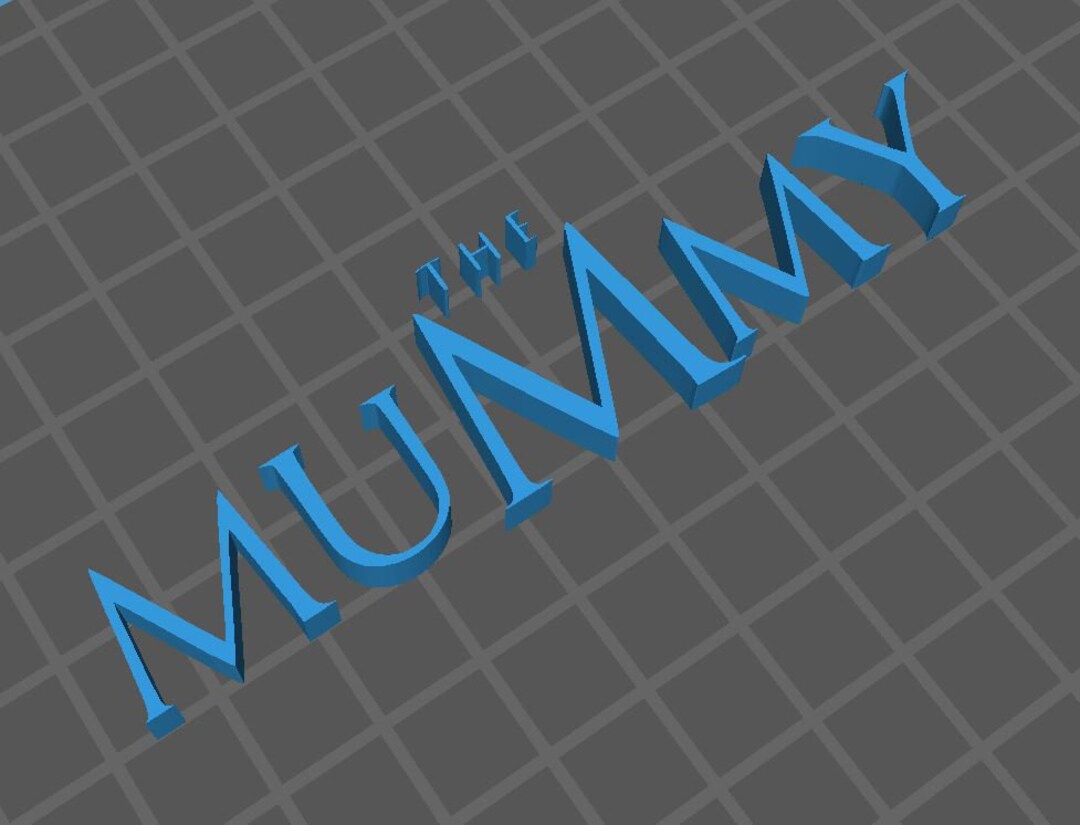 Logo the Mummy 1999 STL - Etsy