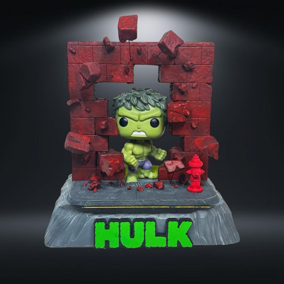 Hulk Diorama Funko Pop - Etsy