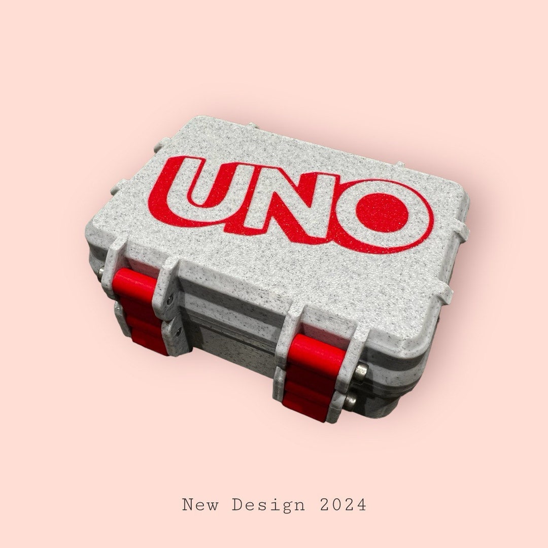 Uno Card Game 3D Printed Rugged Box Embedded Logo - Etsy