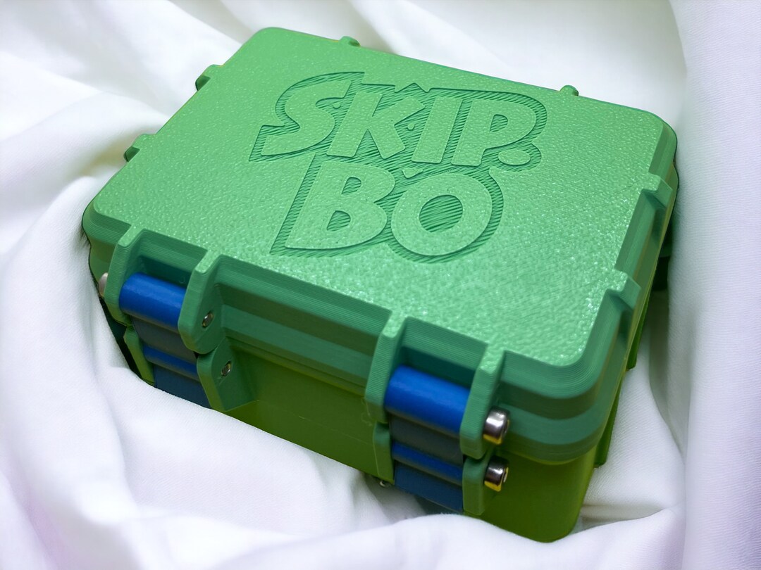 Skip Bo Card Game 3D Printed Rugged Box & Card Holder - Etsy