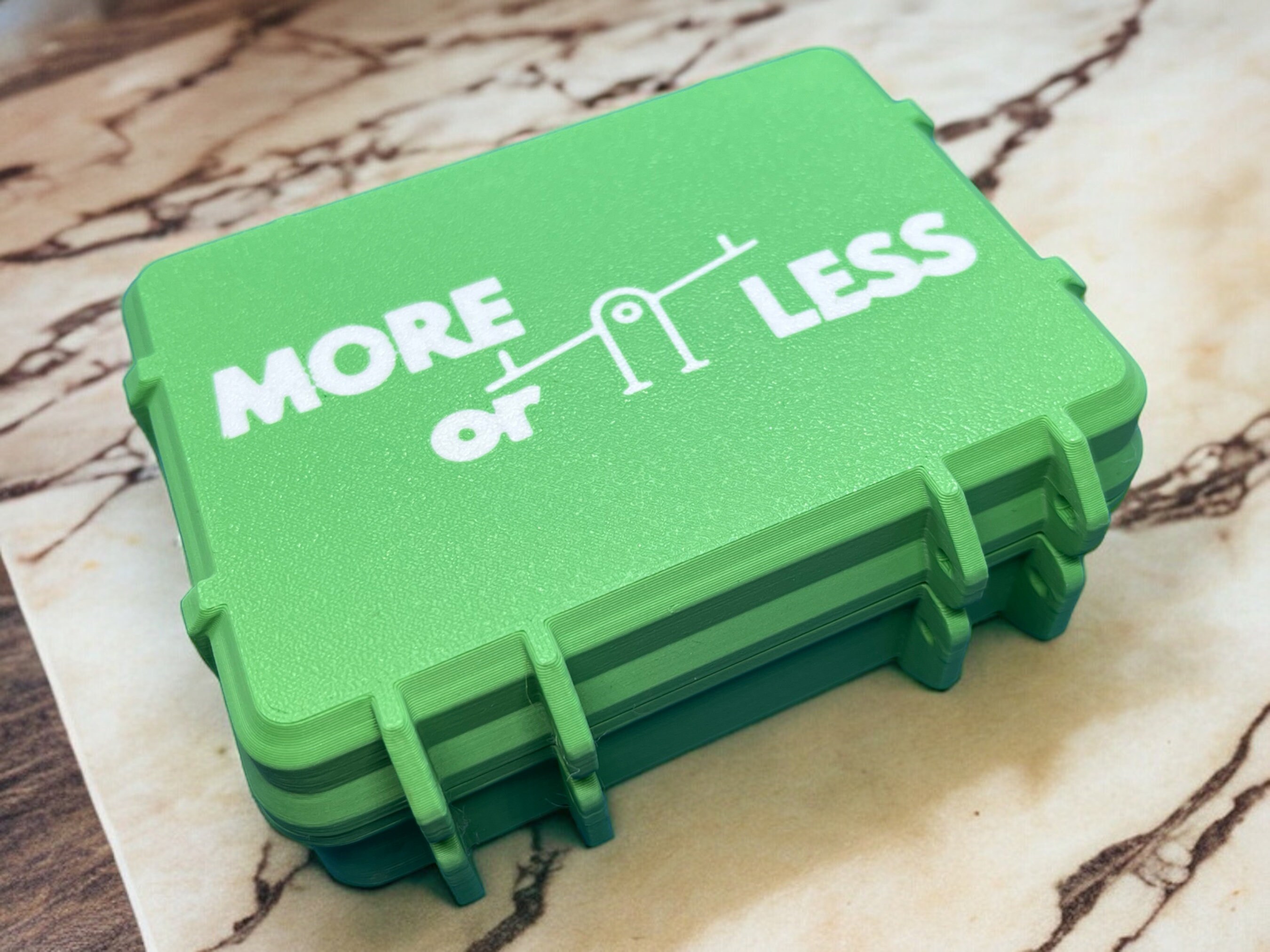 More or Less Game 3D Printed Rugged Box Embedded Logo - Etsy