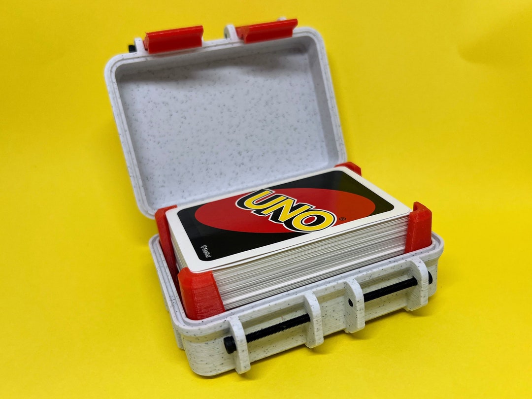 Uno Card Game 3D Printed Rugged Box & Card Holder - Etsy